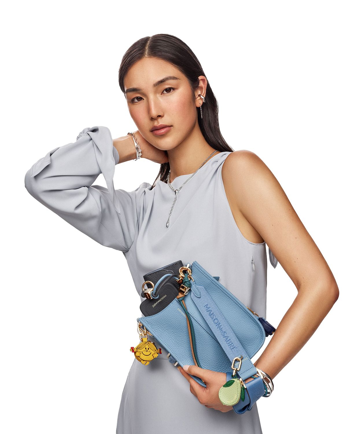 MAISON DE SABRE Leather Mini Saddle Bag